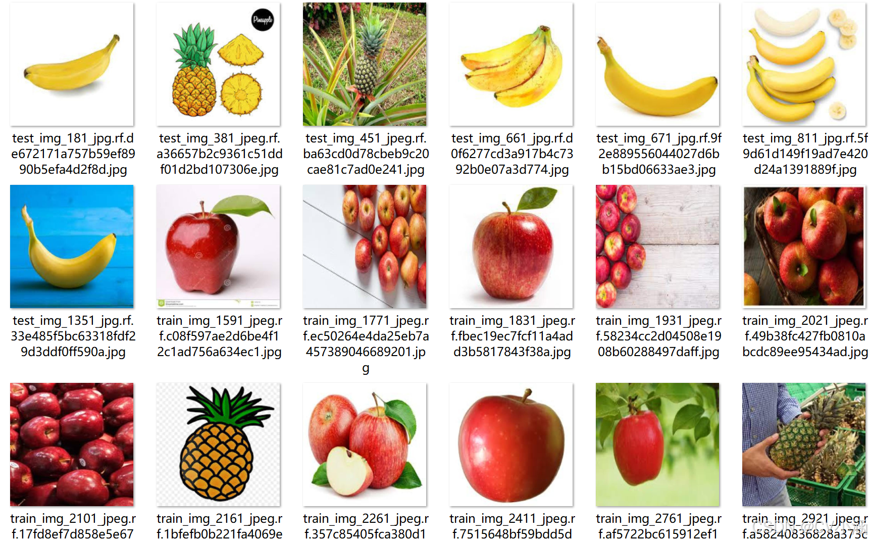 【数据集】【yolo】【实例分割】水果分类识别数据集 6227 张，yolo水果分类识别算法实战训练教程，yolo水果分类识别毕业设计。yolo水果检测形状数据集 Csdn博客