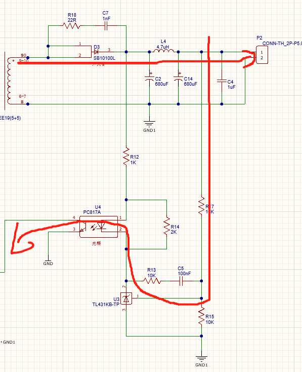 跟着AD官方学画PCB设计：（一）220V转5V2A开关电源PCB设计_220v转5v电路原理图-CSDN博客