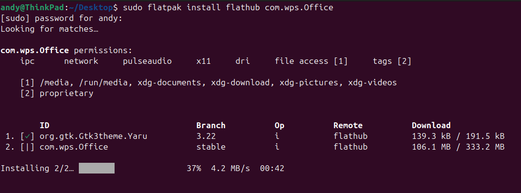 Ubuntu 24.04安装和使用WPS 2019_ubuntu安装wps-CSDN博客
