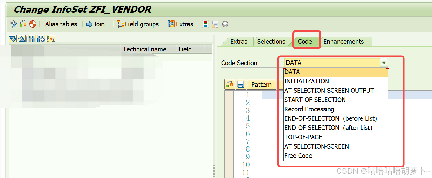SAP Query 报表增加公司代码权限校验_sap sq02-CSDN博客