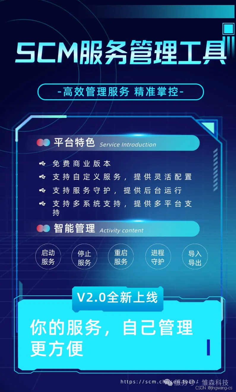 SCM微服务管理-服务托管、智能管控_微服务管控-CSDN博客