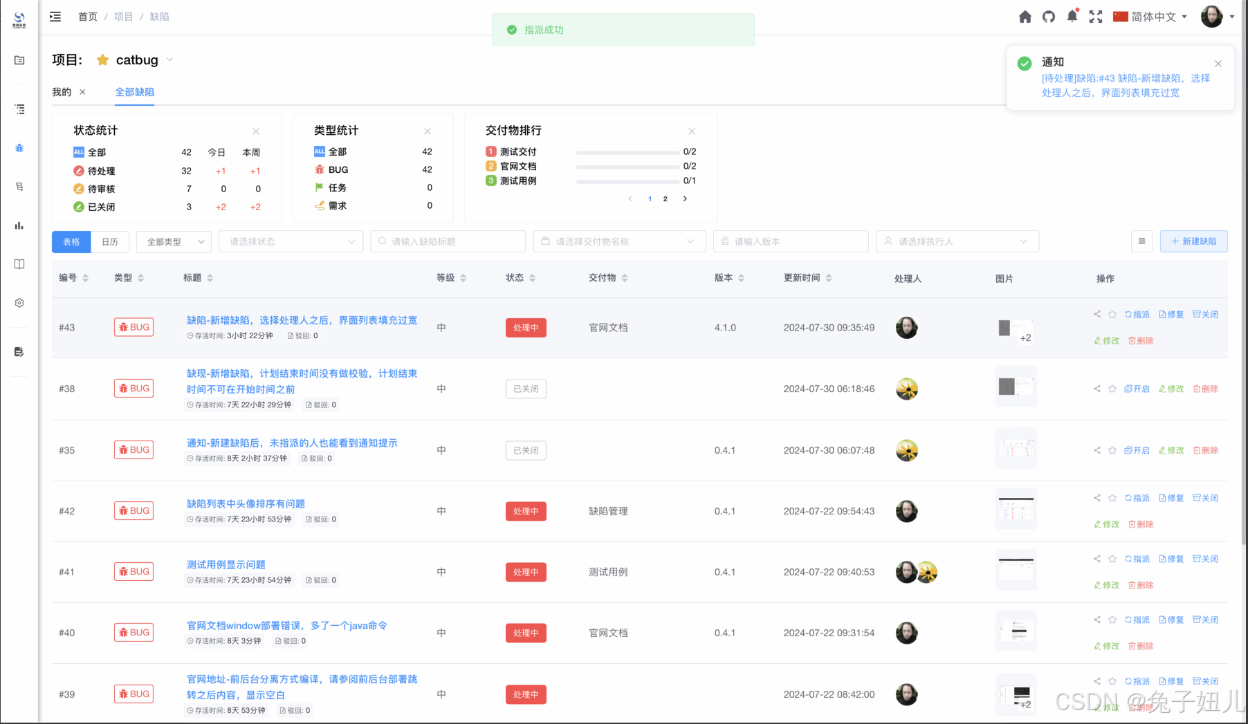 开源Cat2Bug-Platform bug管理系统增添通知配置-CSDN博客