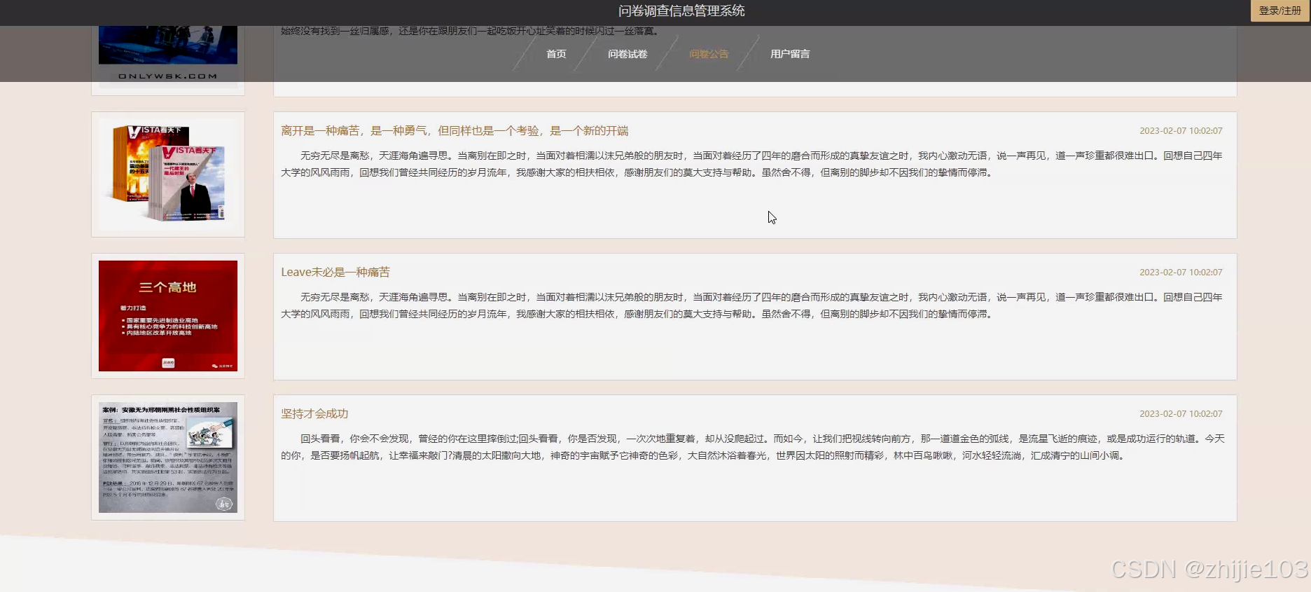 基于djangovue问卷调查信息管理系统【开题报告程序论文】 计算机毕设django制作问卷 Csdn博客
