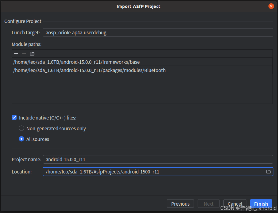 android 15 源码分析【环境搭建： asfp 调试framework-java 与 native】_android asfp-CSDN博客
