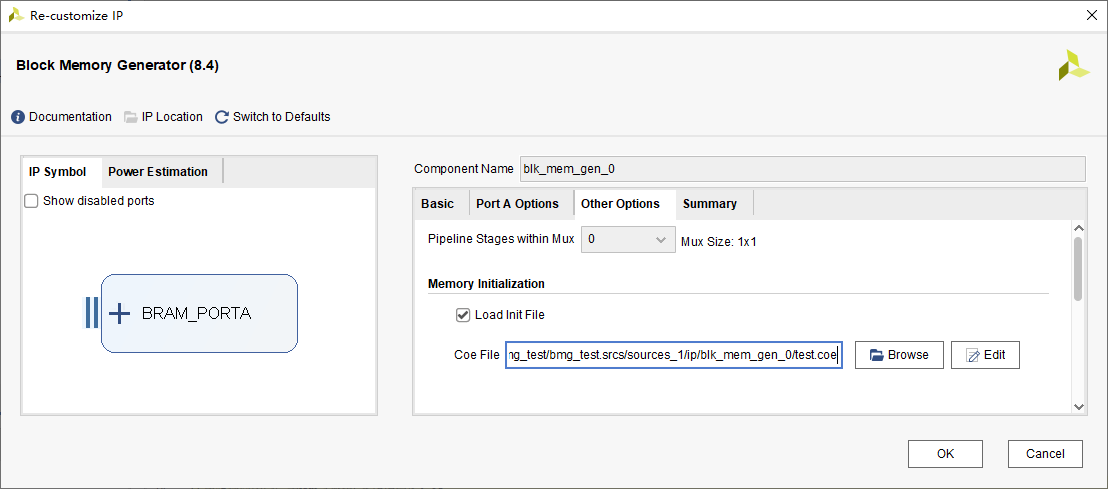 BRAM加载coe文件_bram coe数据格式-CSDN博客
