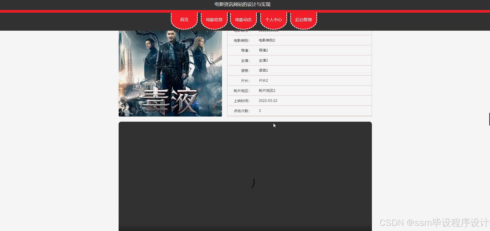 springboot毕设 电影资讯网站的设计与实现 程序+论文-CSDN博客