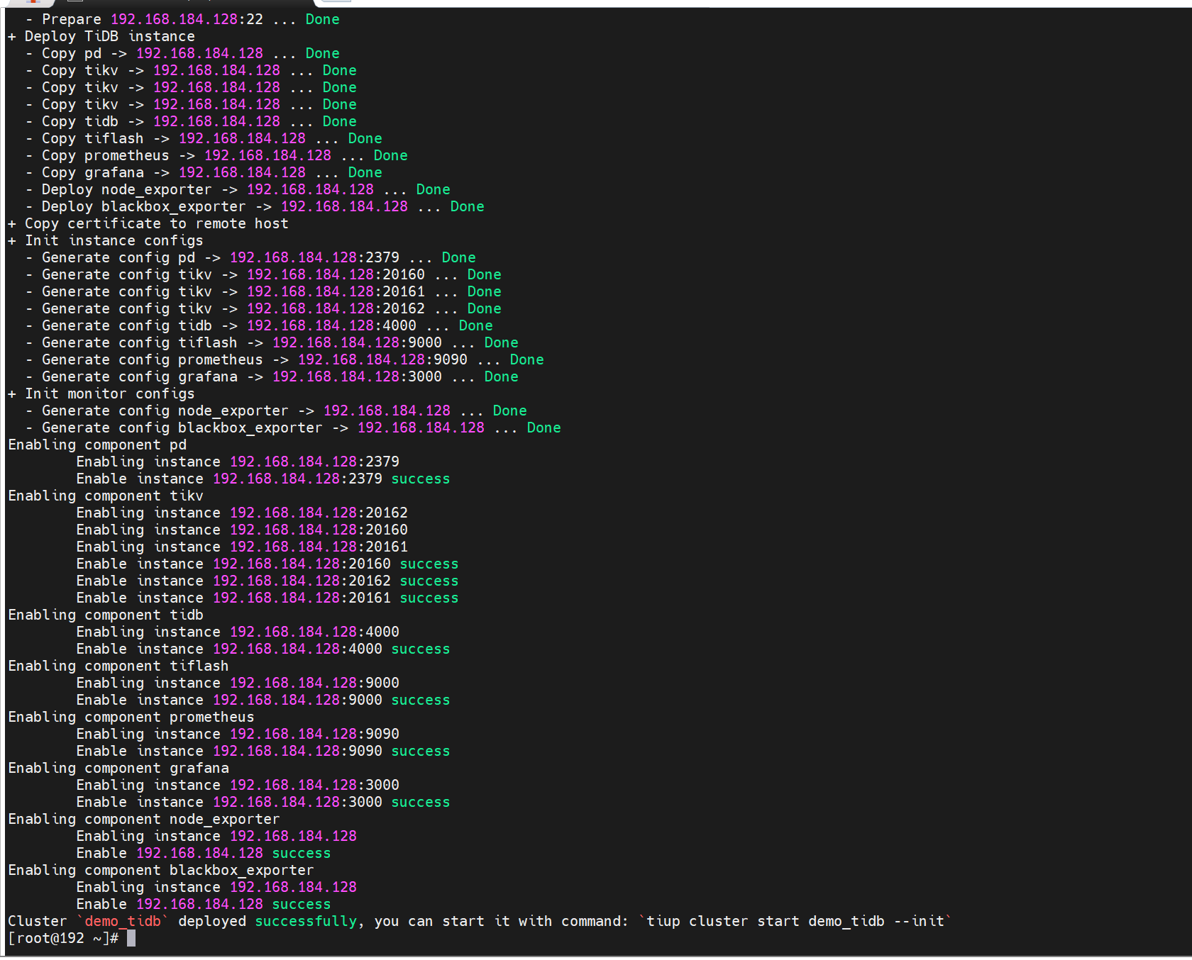 TiDB【快速体验安装篇】04：TiDB【单机模拟部署生产环境集群】【离线】安装部署_tidb单机部署-CSDN博客