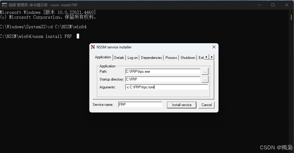 Windows 配置 FRP 客户端并实现自启动和远程桌面连接_frp客户端-CSDN博客