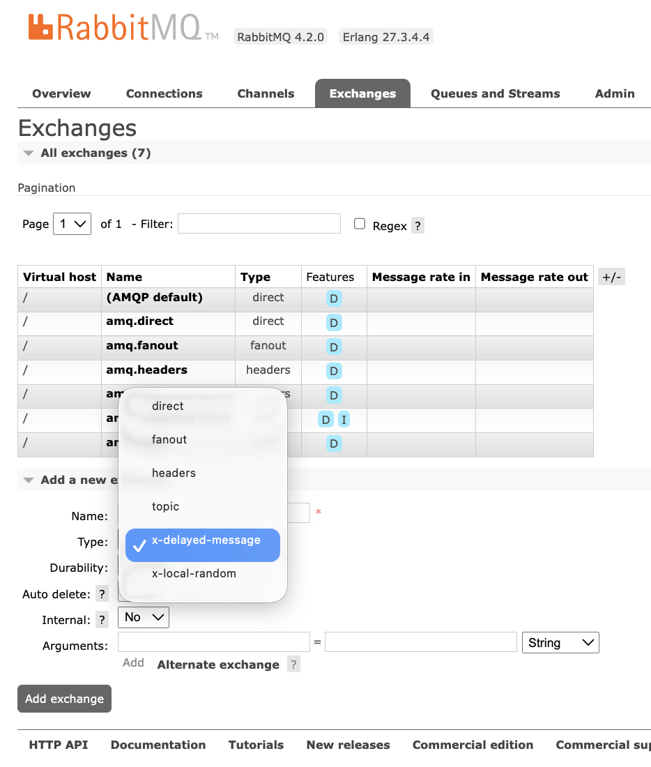 docker安装RabbitMQ4.2-management并安装rabbitmq-delayed-message-exchange消息延迟交换机插件_可用的rabbitmq ...