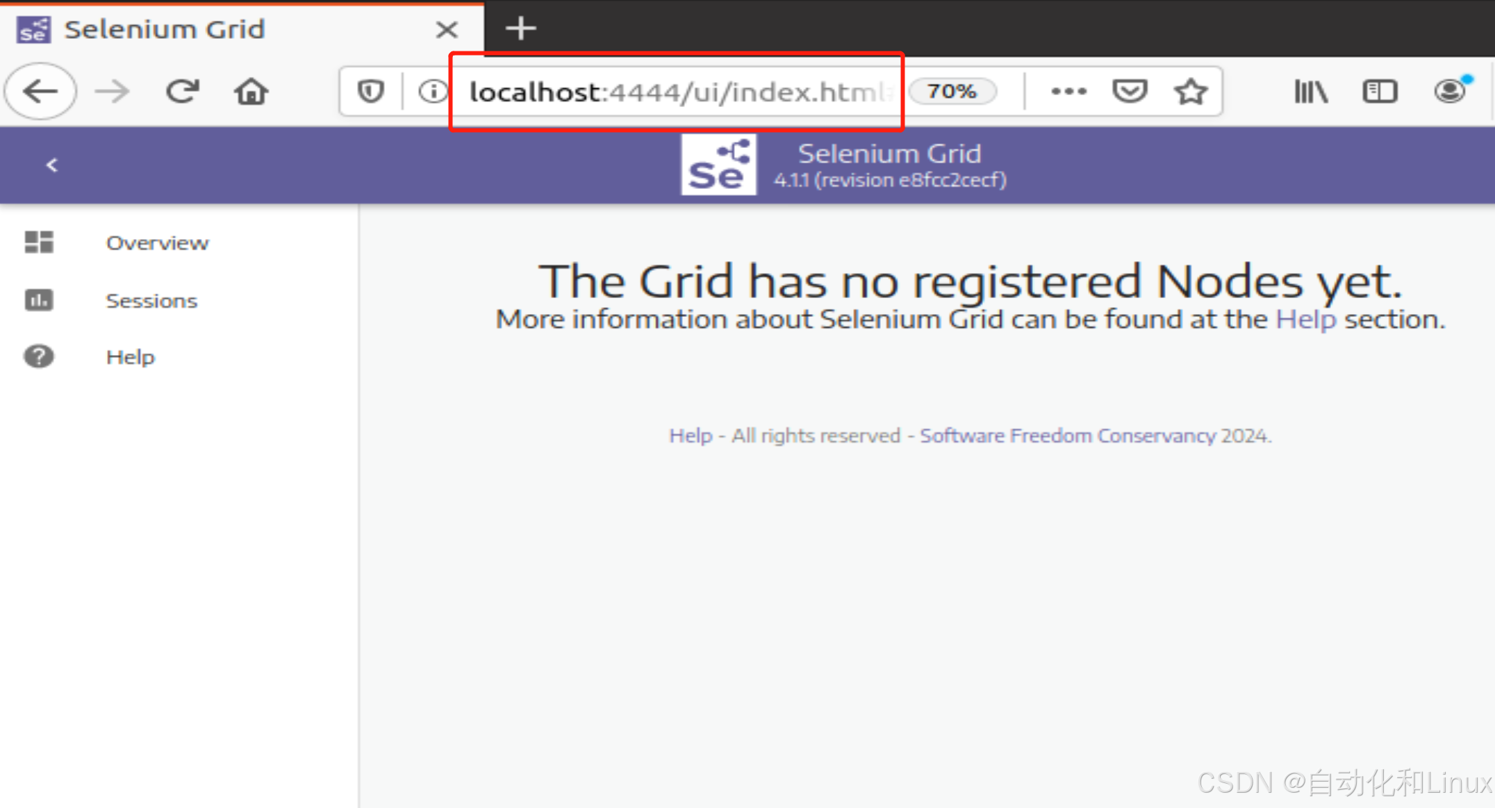 【2024.07.25_Ubuntu20.0+Selenium4.0之selenium/hub容器与selenium/node-firefox容器无法通信】_ubuntu中搭建selenium ...