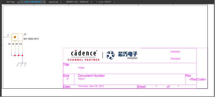 OrCAD X Capture CIS设计小诀窍系列--09.如何制作带有企业信息的Title Block模板_orcad title block-CSDN博客