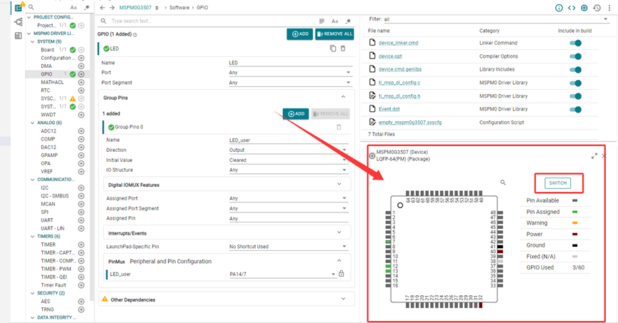 TI-MSPM0G3507 CCS全面快速入门（头文件层面开始讲解）_ccs mspm0g3507-CSDN博客