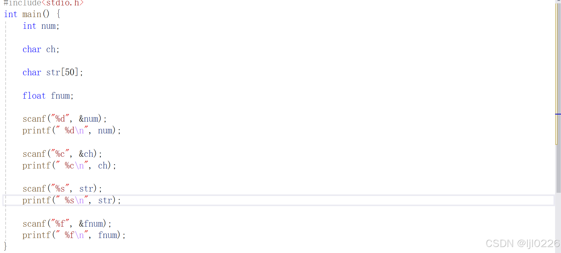 printf and scanf函数-CSDN博客