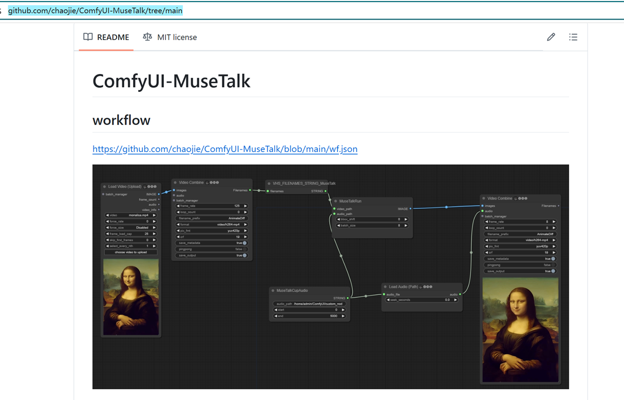 【ComfyUI专栏】ComfyUI 数字人生成方案MuseTalk_ComfyUI-CSDN专栏