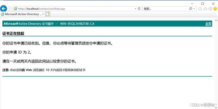 Windows11 IIS+DNS搭建ssl证书网站_win11 ssl证书-CSDN博客