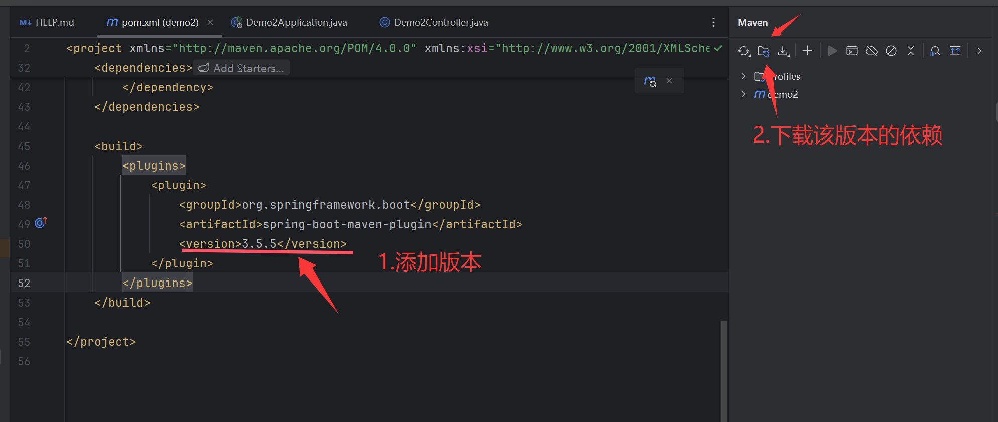**IDEA开发SpringBoot项目 解决pom.xml“找不到插件 ‘org.springframework.boot:spring ...