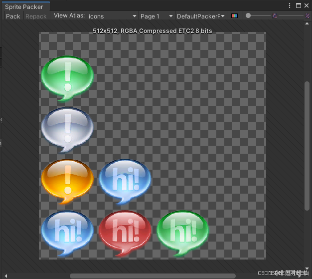 Unity引擎的SpriteAtlas图集功能使用介绍-CSDN博客