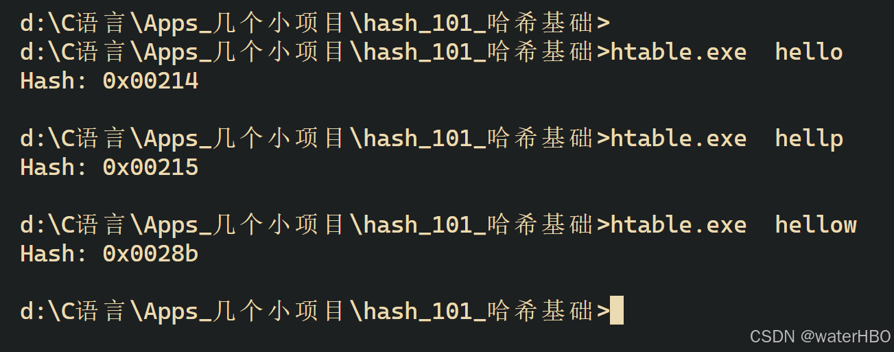 C语言 hash 101 哈希基础_cpp char hash-CSDN博客