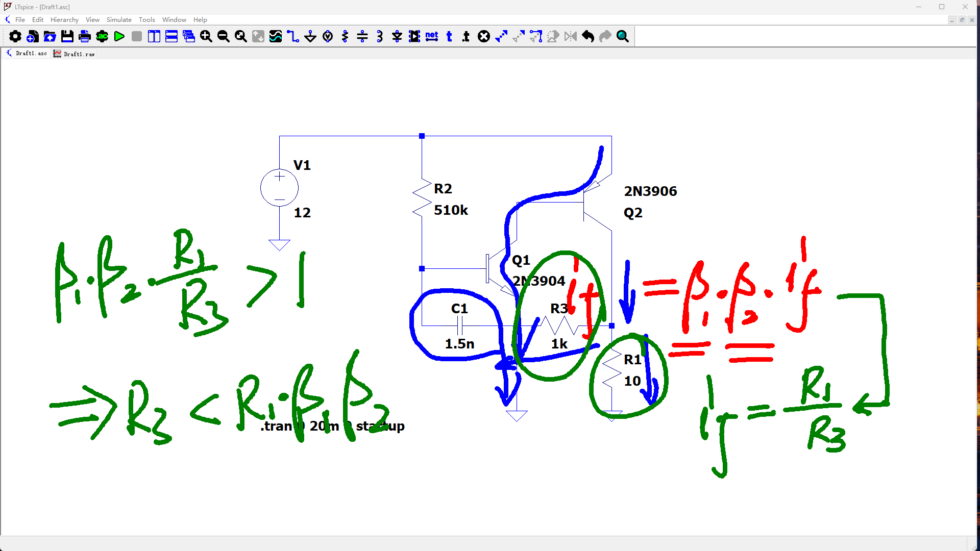互补自激震荡电路中的反馈电阻范围-CSDN博客