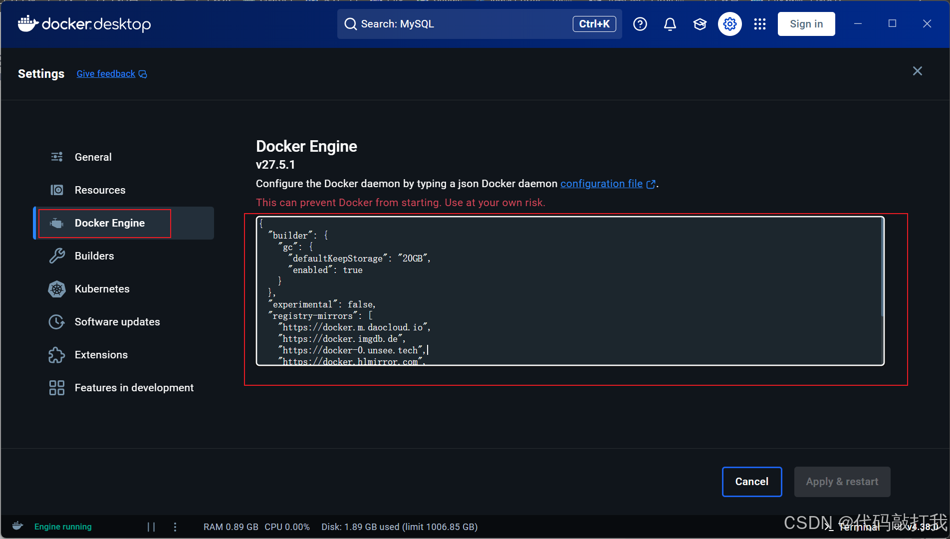 使用Docker拉取镜像出现Client.Timeout exceeded while awaiting headers-CSDN博客