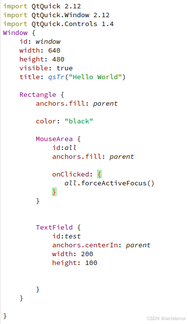 qml如何实现点击空白处TextFiled焦点消失_qml textfield 失去焦点-CSDN博客
