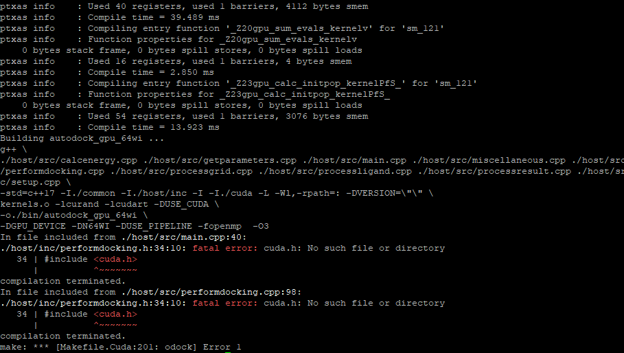提升分子对接速度Linux系统Autodock-GPU安装（入门级安装教程附带安装包）_autodock vina gpu-CSDN博客