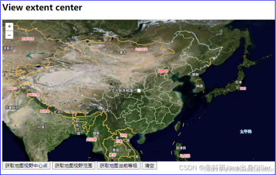 Openlayers 教程 27 - 获取地图中心点、范围以及缩放等级_Openlayers 实战教程-CSDN专栏