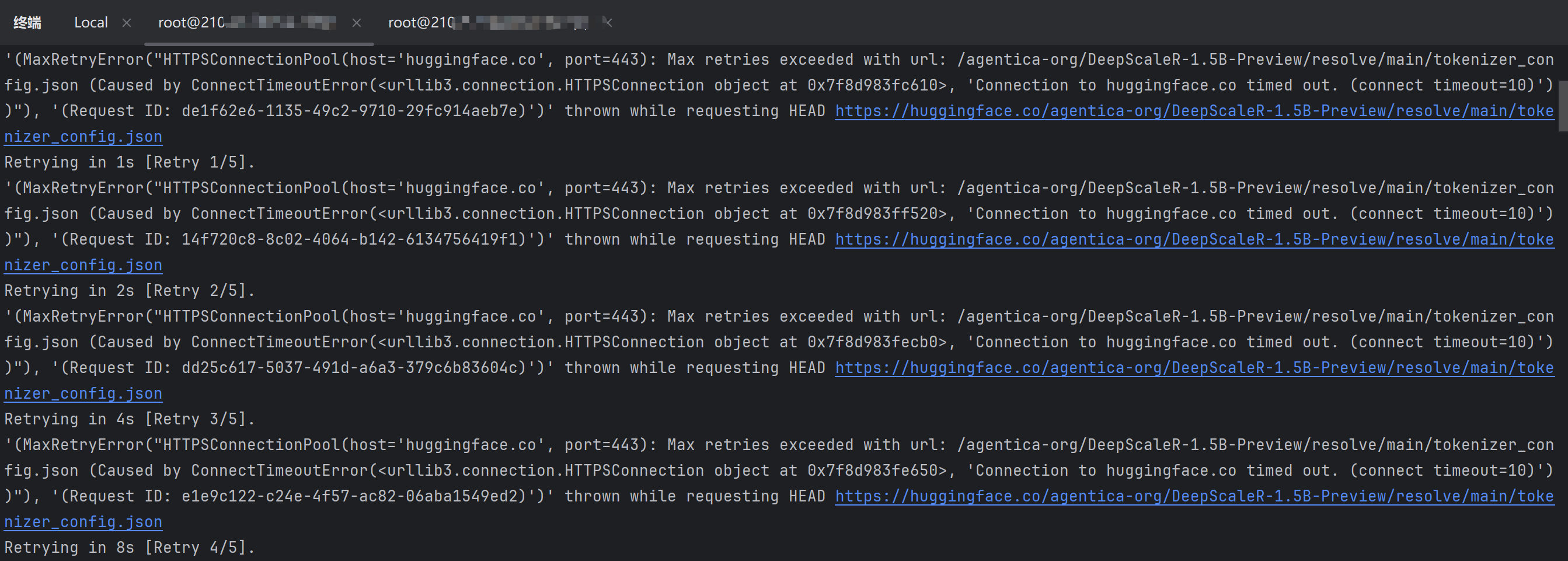 解决HuggingFace模型在远程服务器上加载超时问题_服务器下载huggingface超时-CSDN博客