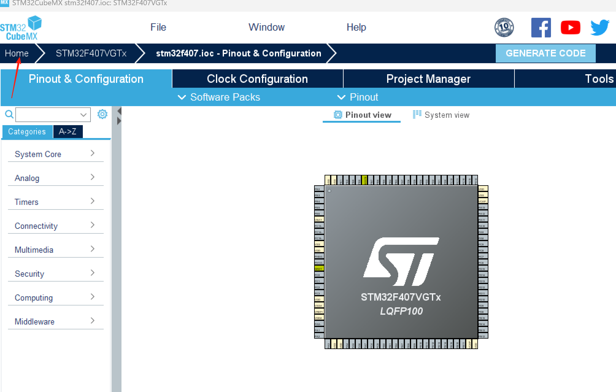 clion+stm32cubeMX创建stm32F407de hal库_stm32cubemx创建cmakelist-CSDN博客