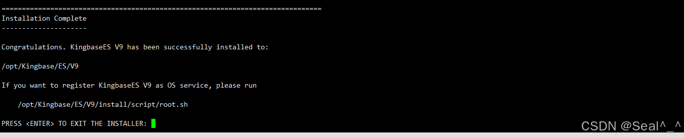 Linux系统命令行安装 KingbaseES V9详细步骤_linux安装kingbase-CSDN博客