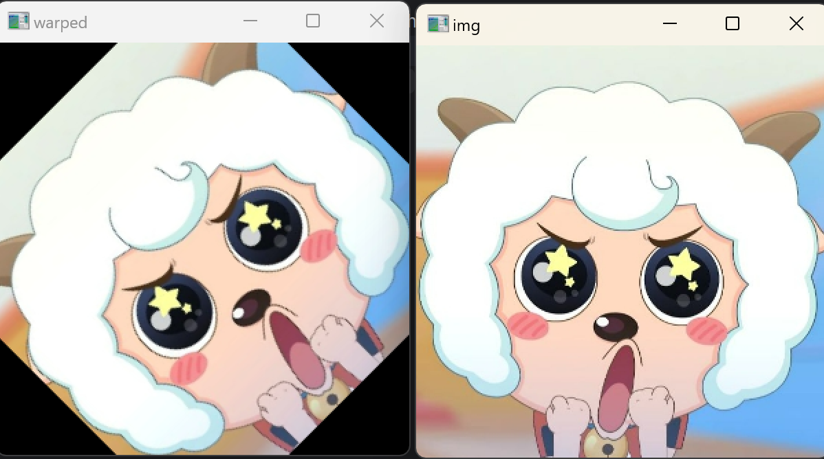 OpenCV-Python 图像镜像旋转和仿射变换_cv2 仿射变换 旋转方向-CSDN博客