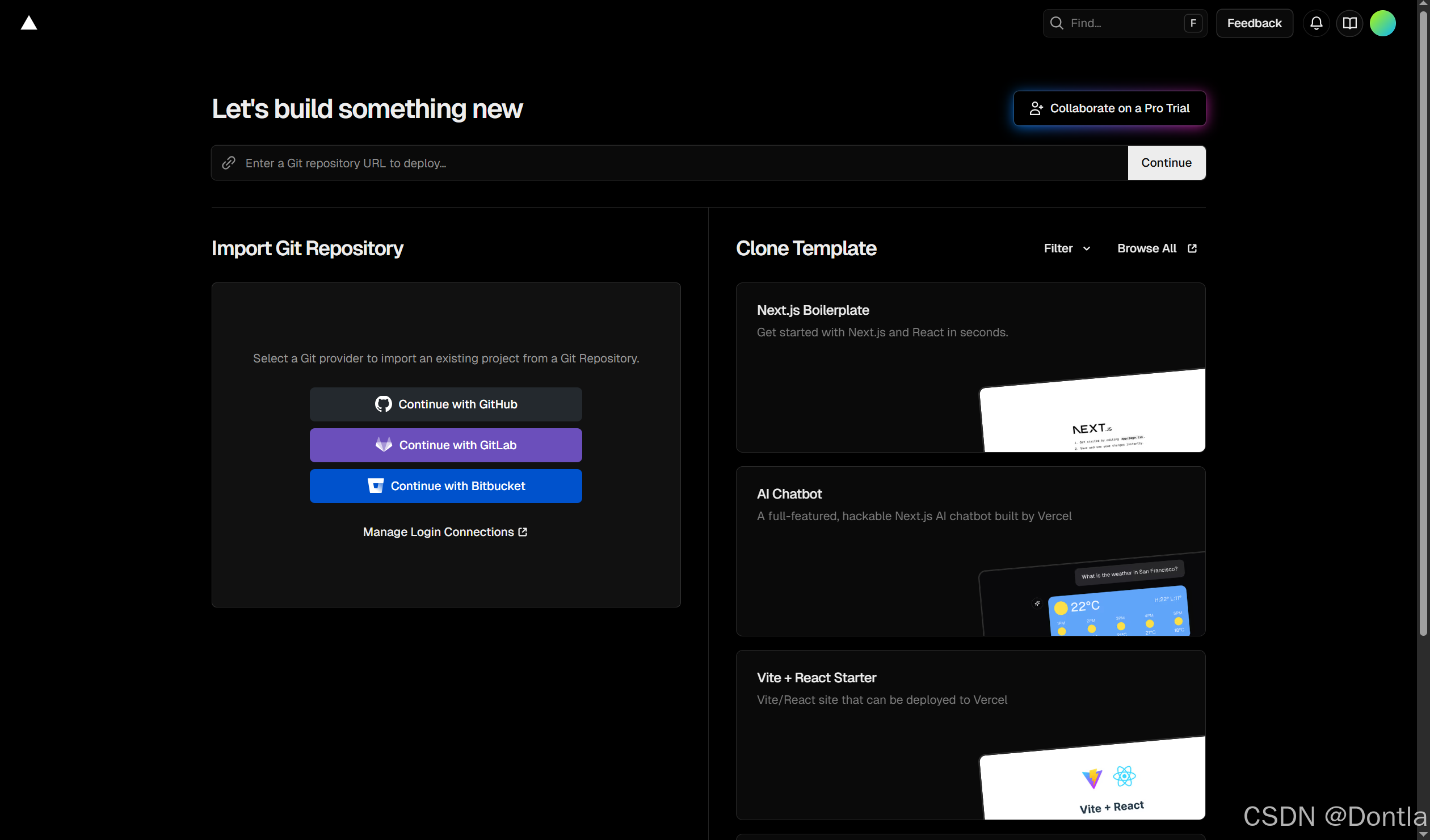 Vercel Introduction (Modern Web Development, cloud platform)-CSDN博客