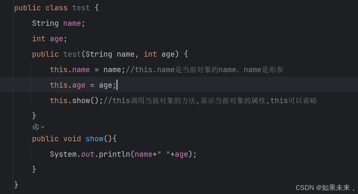 java中this关键字_java object object = new object(this, inputparams)-CSDN博客