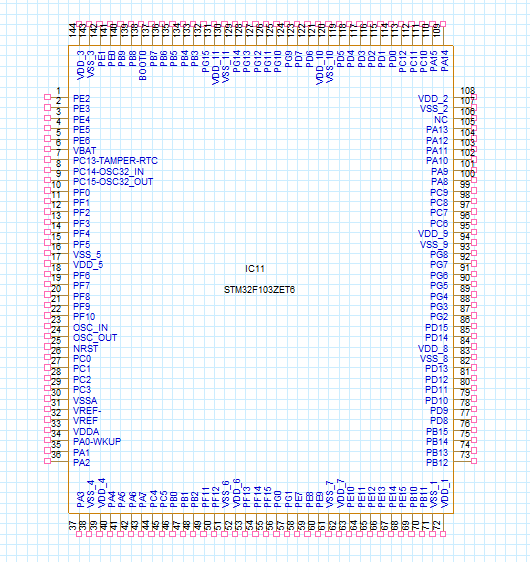2w字超详细：MCU开发板的完整电路设计（基于STM32F103ZET6的单片机开发板设计）_stm32f103zet6 mcudev-CSDN博客