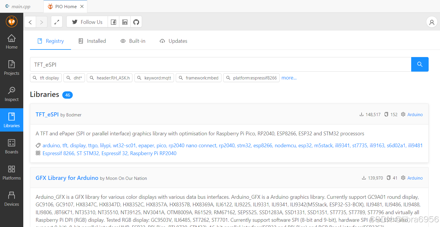 esp32开发散记之：LVGL移植ESP32 WROOM+TFT触摸屏+GUI guider_esp32+lvgl-CSDN博客