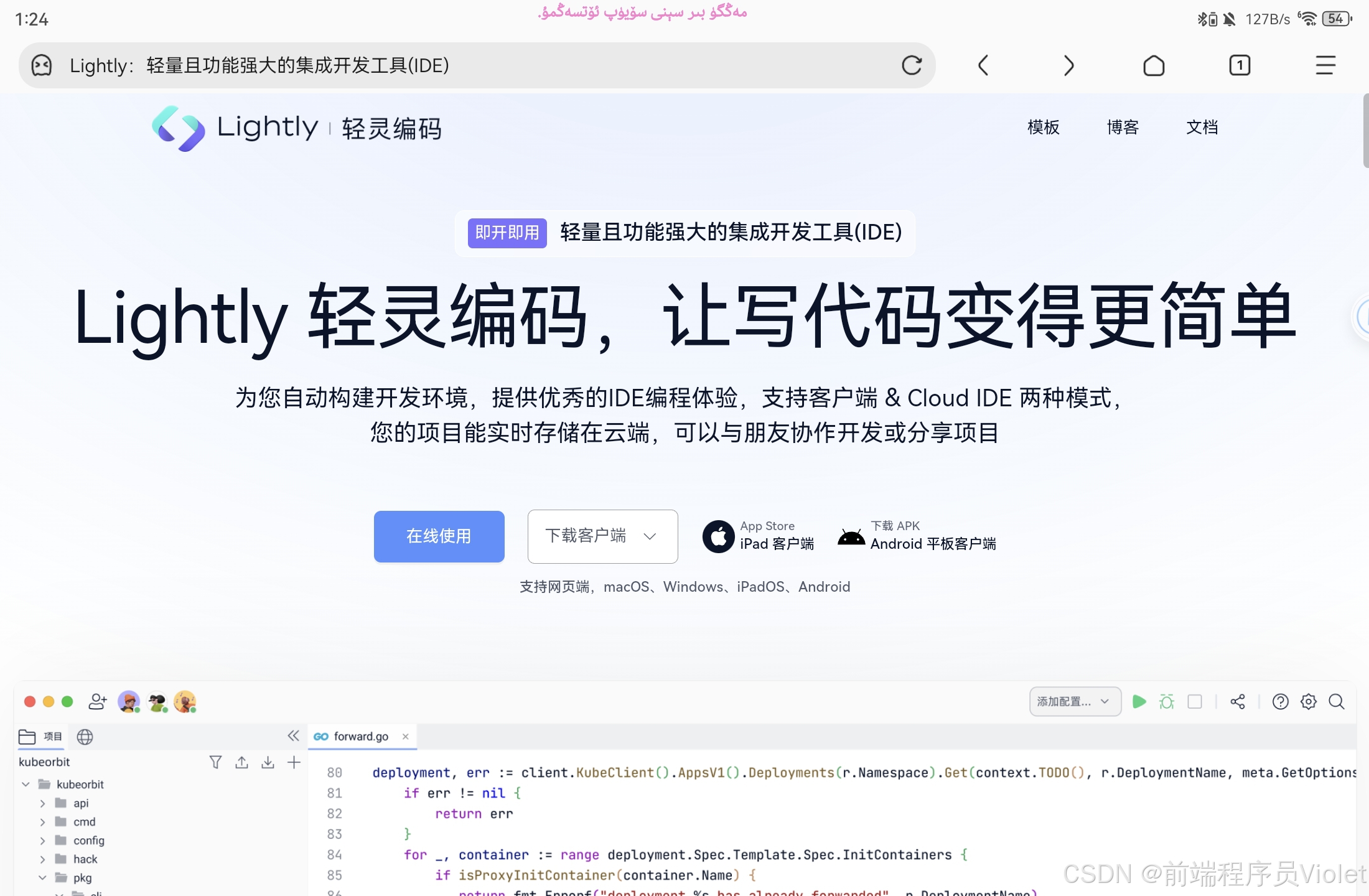 Lightly编辑器：云端开发利器_lightly在线编程 官网-CSDN博客