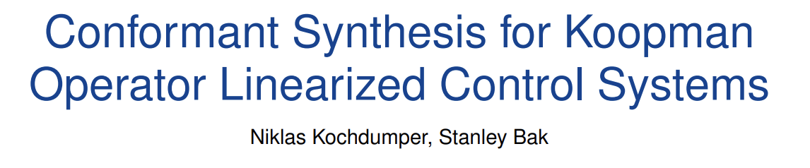 【电路和机器人操纵】Koopman算子线性化控制系统的自适应综合（Matlab代码实现）_koopman控制-CSDN博客