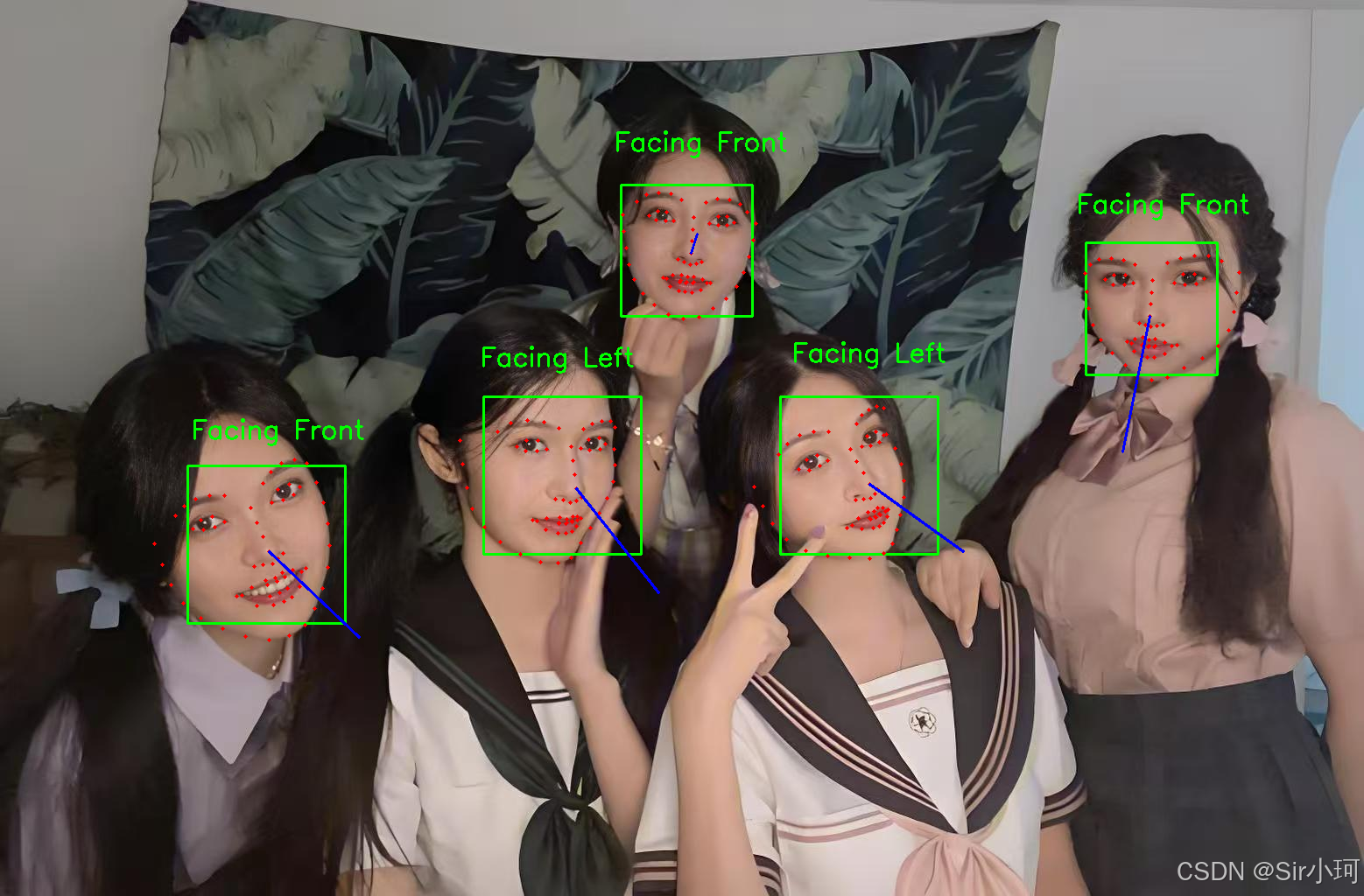 基于yolov5与dlib+opencv的头部姿态估计（内附完整代码）_基于 dlib 68 face landmark 头部姿态估计-CSDN博客