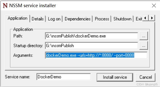 NSSM使用方法/使用NSSM把.Net Core部署至 Windows 服务NSSM部署.Net Core至 Windows 服务_nssm中文版-CSDN博客
