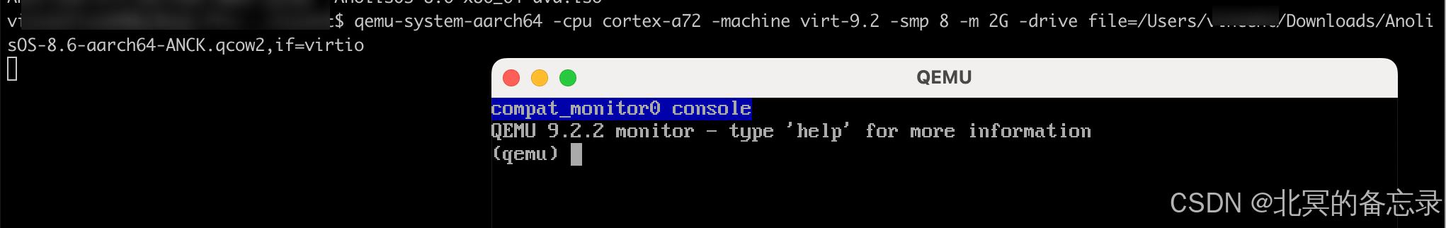 【问题解决】qemu-system-aarch64启动qcow2格式的系统卡在qemu_monitor解决办法(-bios ./QEMU_EFI.fd)？_qemu-system ...