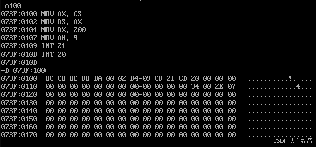 window10下x86汇编，debug调试器基本用法_win10 debug-CSDN博客