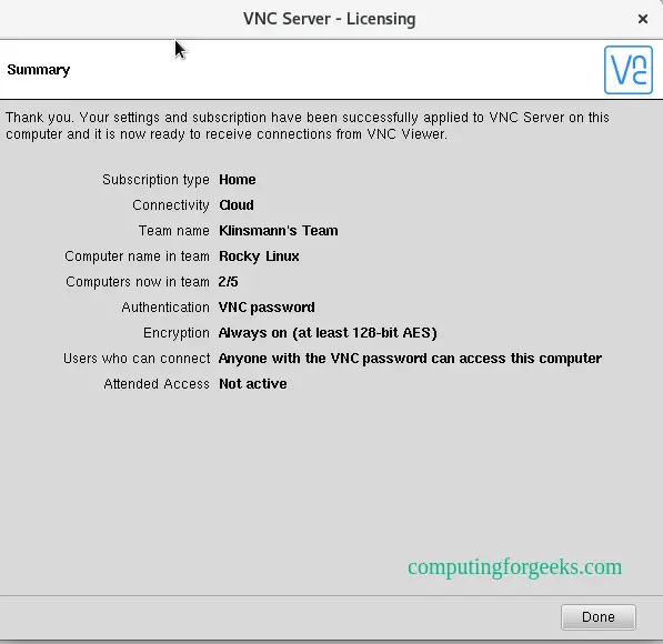 在Rocky Linux 8上设置RealVNC服务器和客户端|AlmaLinux 8_rocky linux vnc-CSDN博客