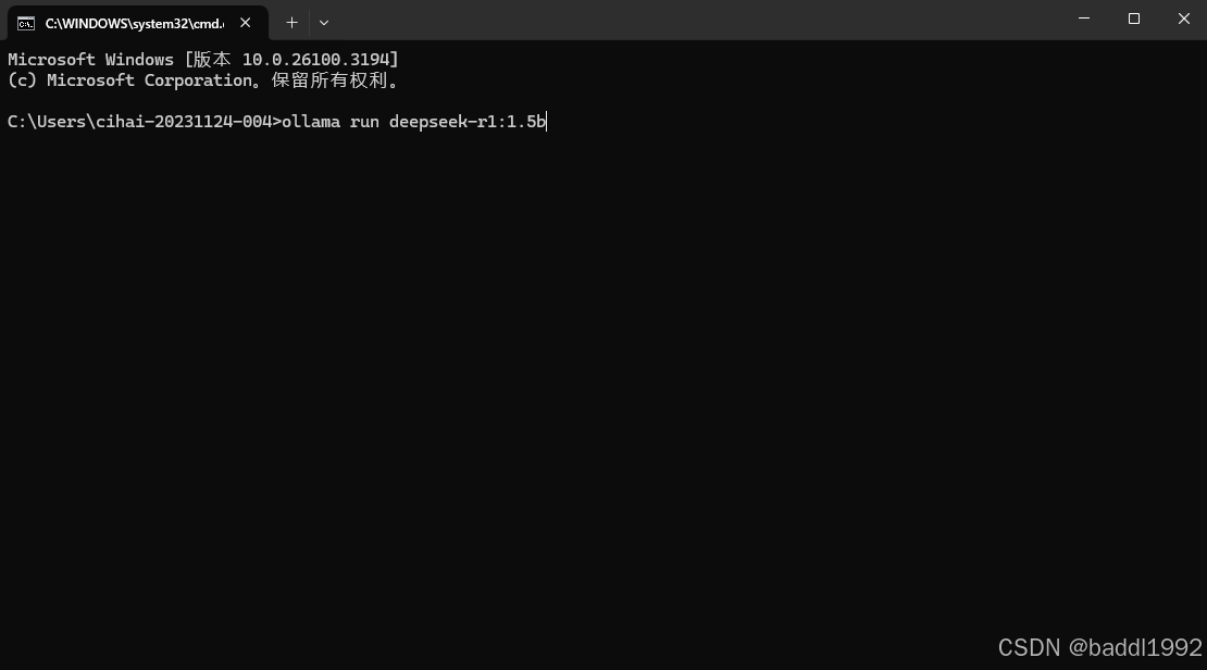 本地部署教程DeepSeek_deespeek部署到本地之后用cmd-CSDN博客