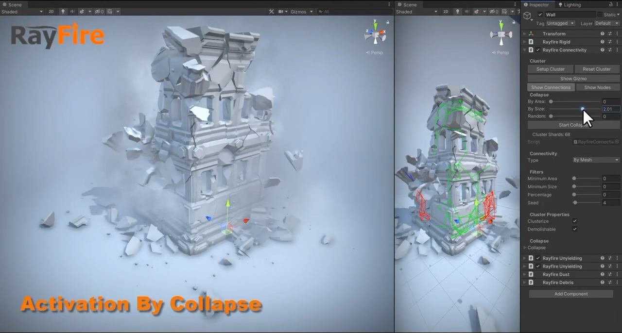 一炮炸毁整栋楼？Unity最强破坏系统 RayFire 2 实现原理深度解析-CSDN博客