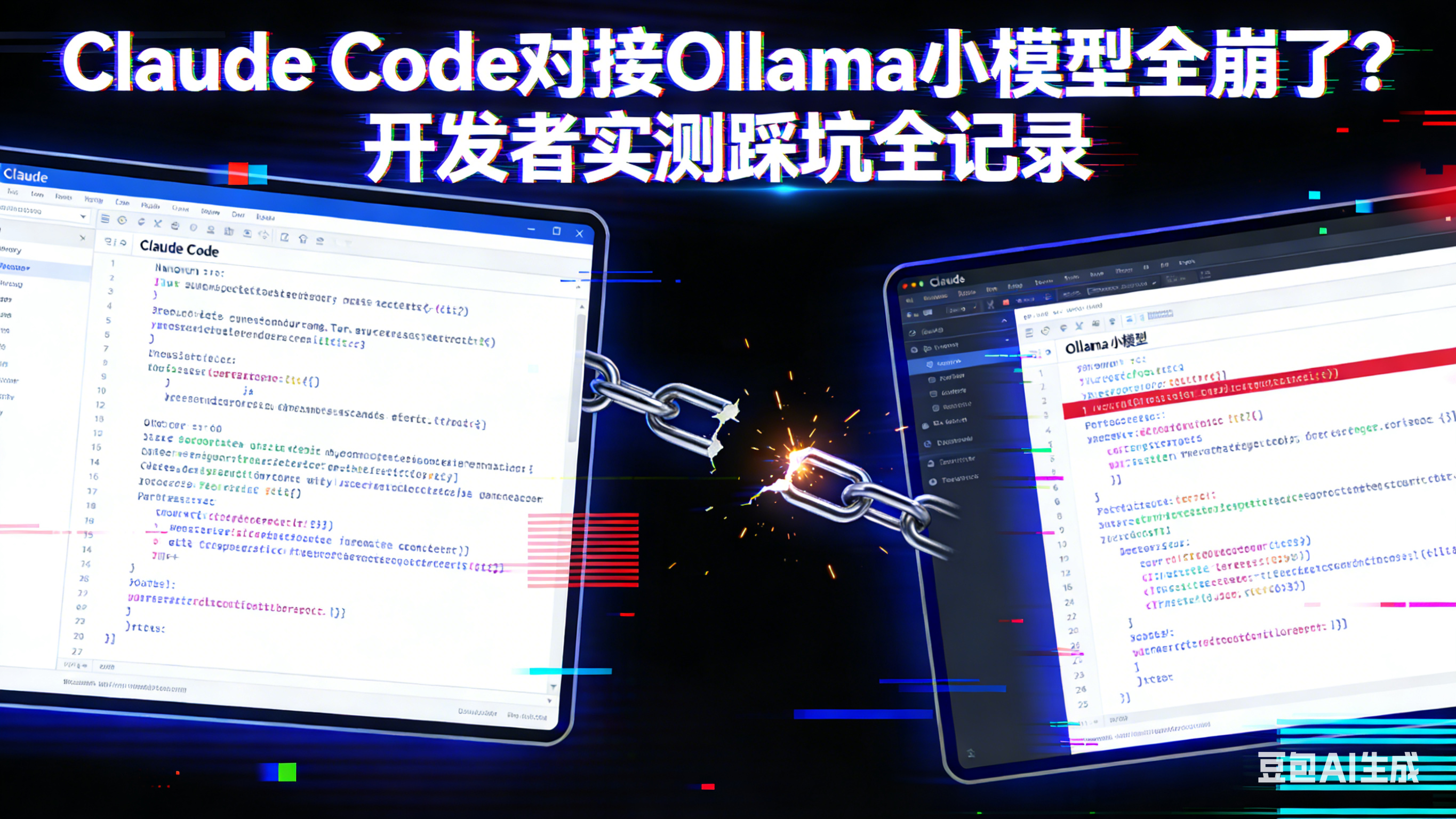 Claude Code对接Ollama小模型全崩了？开发者实测踩坑全记录_claude code ollama-CSDN博客