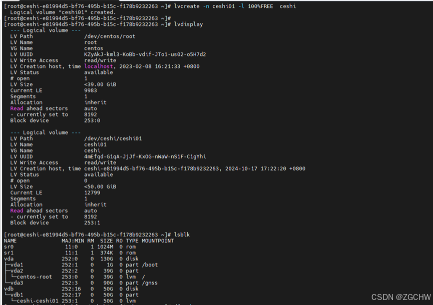 Linux扩容步骤_linux vdb-CSDN博客