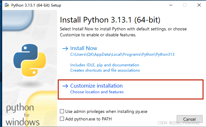 Python的安装与环境变量_python311环境变量-CSDN博客