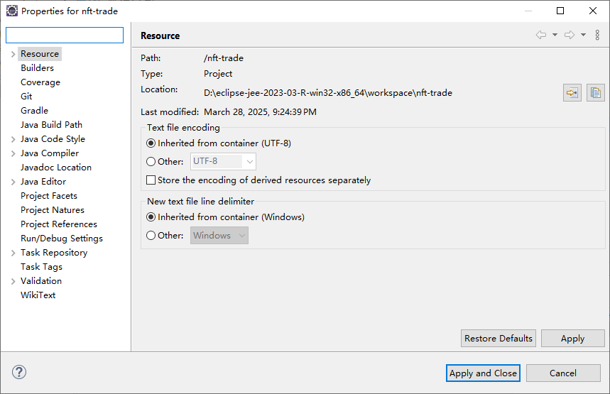 eclipse [Project ‘XXX‘ has no explicit encoding set ]_no explicit project encoding-CSDN博客