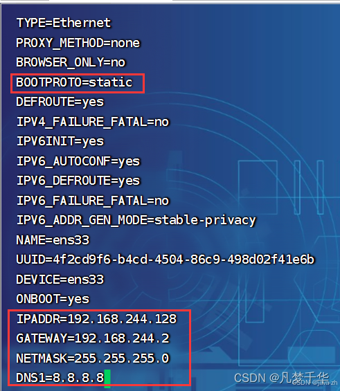 Centos7设置ip_centos7修改网卡ip地址-CSDN博客
