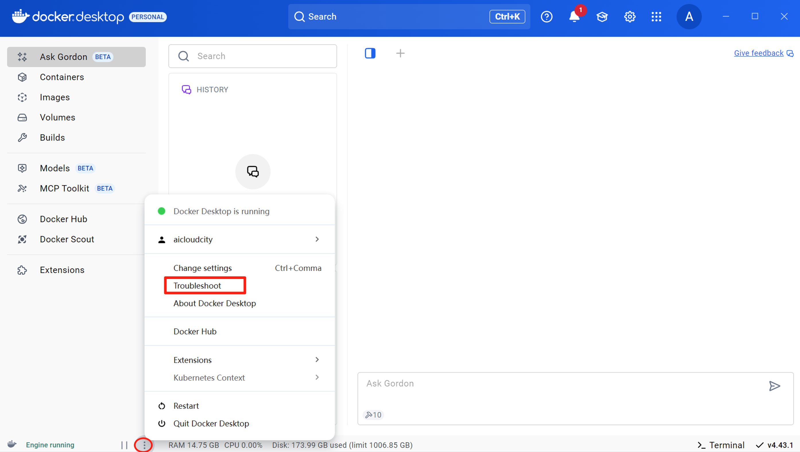 【笔记】Docker Desktop 诊断功能使用指引_docker desktop设置中的 troubleshoot在哪里-CSDN博客